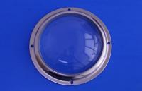 China 100mm Diameter Borosilicate Glass LED Optical Lens for Projector Light - 90° Beam Angle, 30-200W COB LED Compatible for sale