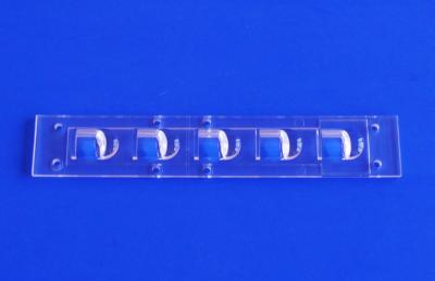 China PMMA Collimator LED Street Light Lens 153x26mm with Aluminum PCB for 40x80 Degree Beam for sale