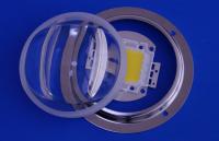 China 78mm x 30mm LED Glass Lens for Street Lights - 120x60 Degree Beam Angle for 10-100W COB LEDs for sale