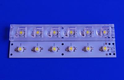 China Optical Collimator LED Street Light Lens for Bridgelux Chip - 160.5x26mm Size with 40x80° Beam Angle for sale