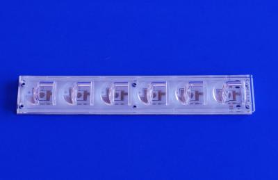 China Bridgelux LED Street Light Module 160x26mm Aluminum PCB 40x80 Degree Lens ROHS for sale