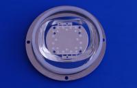 China 78mm High Power LED Optical Lens 120x60 Degree for 10W-100W Outdoor Lighting with Metal Holder for sale