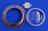 China 56mm Diameter 20mm Height LED Optical Lens for 10W-30W Street Lights with 135×75 Degree Beam Angle for sale