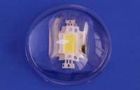 China 56mm Diameter 20mm Height LED Optical Lens for 10W-30W Street Lights with 135×75 Degree Beam Angle for sale