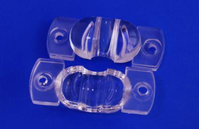 China 60×120 Degree Wide Angle LED Optical Lens 29.8×11×8.6mm for Street & Tunnel Lighting for sale