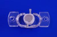 China 60×120 Degree Wide Angle LED Optical Lens 29.8×11×8.6mm for Street & Tunnel Lighting for sale
