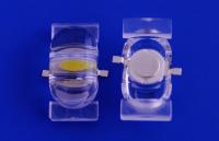 China PMMA/PC LED Optical Lens 22.6mm x 10.5mm for 1W 3W Edison LEDs with 60x120° Beam Angle for sale