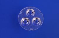 China 3W Transparent PMMA XPE LED Lens Array 32.2x7.3mm for Lighting Fixtures for sale