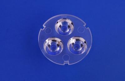 China 3W Transparent PMMA XPE LED Lens Array 32.2x7.3mm for Lighting Fixtures for sale
