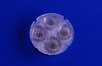 China PMMA 4W High Power LED Lens 50 80 Degree Beam Angle 32.2x7.3mm for Spot Lighting for sale