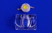 China LED Street Light Single Peanut Lens 1W 3W with Edison Chip 60x120 Degree Beam Angle for sale
