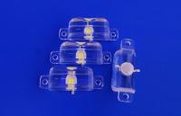 China 1W 3W 90x45 Degree High Power LED Optical Lens PMMA PC 39mm for Street Light for sale