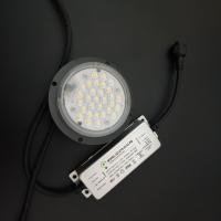 China 20W 30W Round LED Module 3000K Black Heatsink 90 Degree Lens for Post-Top Light for sale