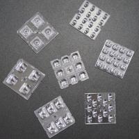 China 50x50mm 2x2 LED Array PC Lens 100x65 Degree for 3030 3535 5050 SMD LED for sale