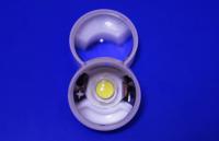 China Narrow Beam PMMA LED Optical Lens 23mm 5-60 Degree for SSC Edison Chip 1W 3W for sale