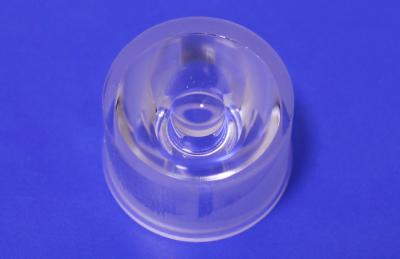China 45 Degree High Power LED Lens for 1W/3W Bridgelux Chip - 21.8mm Diameter, 93% Transmittance for sale