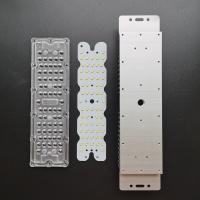 China 90 Degree SMD LED Lens Module for Tunnel Lighting - 236x70mm PC Lens with 8x8 PCB Circuit Configuration for sale