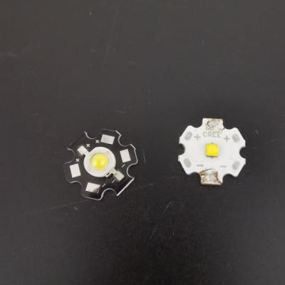China White 1W High Power LED with Bridgelux Chips - 150lm Output, 3.0-3.6V, 14.8×7.9mm Size for sale