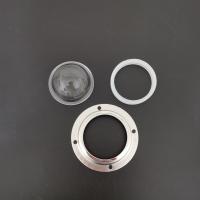 China 50mm Borosilicate Glass Lens for LED Street Lights - 70-90 Degree Beam Angle, Compatible with 20-100W LEDs for sale