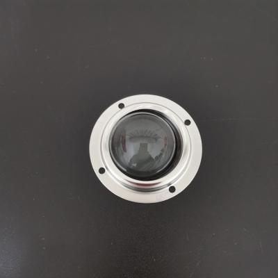 China 50mm Borosilicate Glass Lens for LED Street Lights - 70-90 Degree Beam Angle, Compatible with 20-100W LEDs for sale