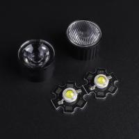 China Custom Clear PMMA LED Lens 17mm x 10mm for 1W 3W LED Applications with 10° Beam Angle and 93% Transmittance for sale