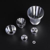 China Custom Clear PMMA LED Lens 17mm x 10mm for 1W 3W LED Applications with 10° Beam Angle and 93% Transmittance for sale