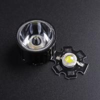 China Clear LED Collimator PMMA Flashlight Lens 15.9mm × 9.35mm, 40° Beam Angle, 93% Transmittance for 1W-3W LEDs for sale