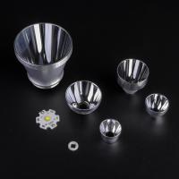 China 15mm Clear PMMA LED Collimator Lens for 1W-3W LED Torch with 10°-25° Beam Angle and 93% Transmittance for sale