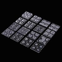 China PC LED Street Lighting Lens 50x50mm with 157x57 Degree Beam Angle for Road Lamps 1-5W Power for sale
