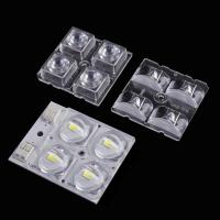 China 50x50mm 2x2 LED Street Light Lens with 93% Transmittance and 164x88° Beam Angle for Road Lamps for sale