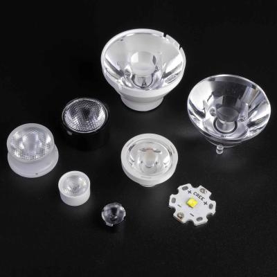 China 15mm 30x60 Degree PMMA LED Collimator Lens with Black Holder for XPG 1W 3W for sale