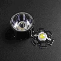 China 1W 3W PMMA Optical LED Spotlight Lens 45 Degree Beam Angle for SSC Edison for sale