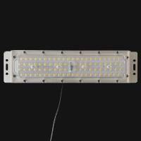 China 50W LED Street Light Module 3030 SMD Lens 136x78 Degree PC Heat Sink for sale