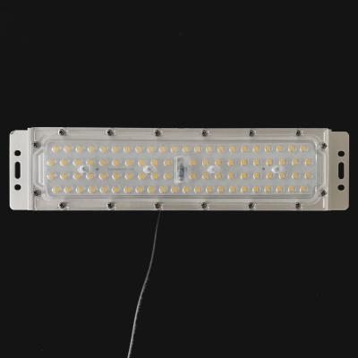China 50W LED Street Light Module 3030 SMD Lens 136x78 Degree PC Heat Sink for sale