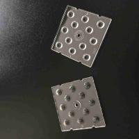 China 50x50mm SMD 3030 LED Lens 12 in 1 PC Lens for High Bay Light 60 Degree for sale