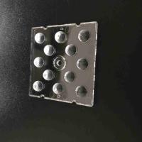 China 50x50mm SMD 3030 LED Lens 12 in 1 PC Lens for High Bay Light 60 Degree for sale