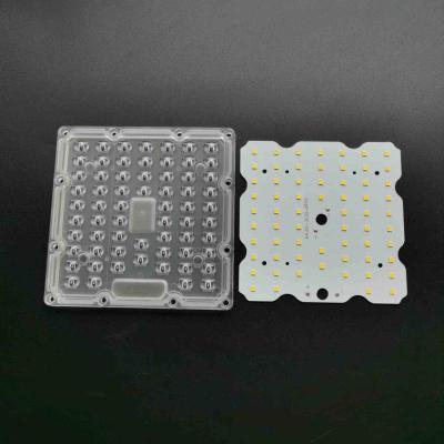 China 150lm/W Square Shape 3030 LED Lens Module 90 Degree Beam Angle for Tunnel Light for sale