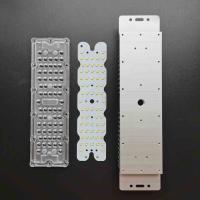 China 64-in-1 LED Tunnel Light Lens Module with SMD 3030 LEDs - 236x70mm Size, 30° Beam Angle for Street Lighting Retrofit for sale