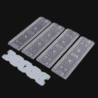 China 50W SMD3030 LED Street Light Module 90 Degree PC Lens Silicon Gasket 80 LEDs for sale