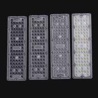 China 50W SMD3030 LED Street Light Module 90 Degree PC Lens Silicon Gasket 80 LEDs for sale