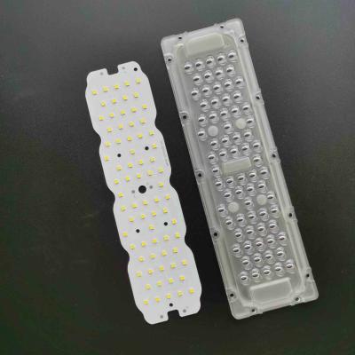 China 12V 50W SMD3030 LED Street Light Module 160lm/W 80x150 Degree Heat Sink for sale