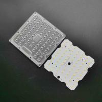 China 50W 150lm/W Square Shape 3030 LED Retrofit Kit 64 LEDs 80x150 Lens for Road Lamp for sale