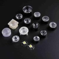 China 15mm Round PMMA LED Fiber Optical Lens 15×45° Beam Angle with 93% Transmittance for XPG LEDs for sale