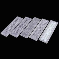 China Optical PC LED Street Light Lens 236x70mm SMD 5050 90x120 Degree Beam Angle for sale