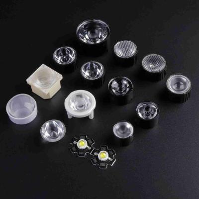 China LED Reflector Lens Single 30x60 Degree Optical Lens for XPG LEDs 15x9.29mm for sale