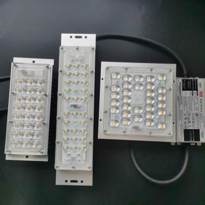 China 50W SMD 5050 LED Street Light Components 236x70mm Lens 130x130mm PCB Module for sale