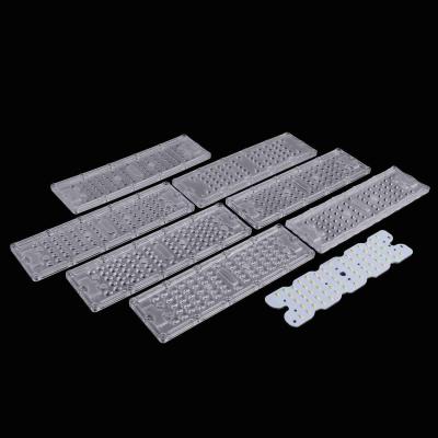 China LED Street Light Lens with PCB 64 in 1 SMD 3030 60 Degree for Tunnel Light Retrofit for sale