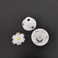 China Single PMMA Power LED Lens 30x60 Degree 1W 3W with Black Holder for Street Lamp XPG for sale