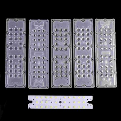 China 28 in 1 LED Optical Lens 236x70mm SMD 5050 90 Degree for Parking Light for sale