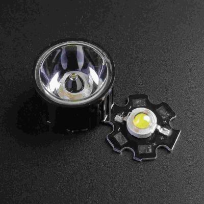 China LED Reflector Lens 15x9.29mm 30x60 Degree Beam Angle for XPG LED Street Light for sale
